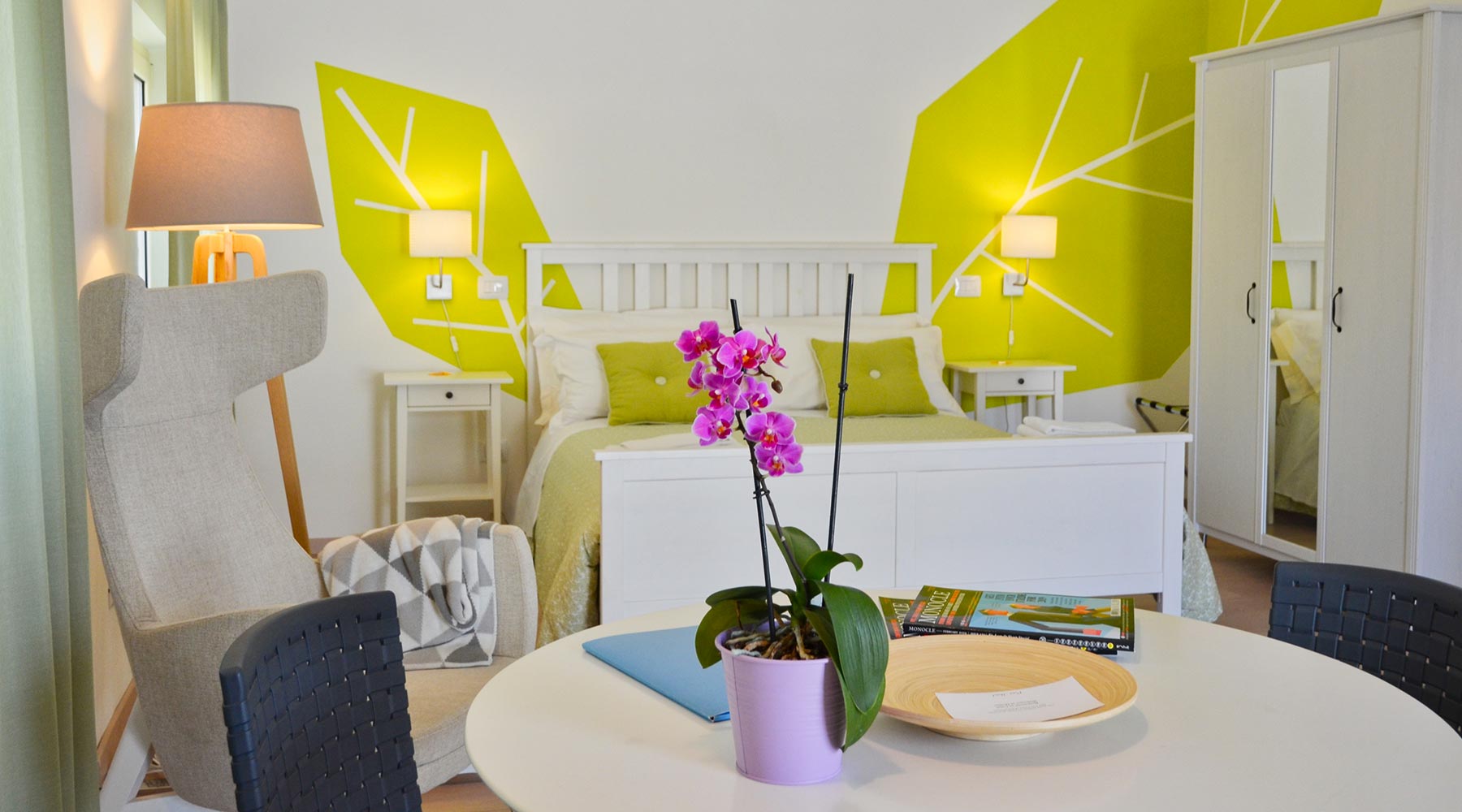 Petit Hotel's bedrooms: 3 doubles and 6 mini suites
